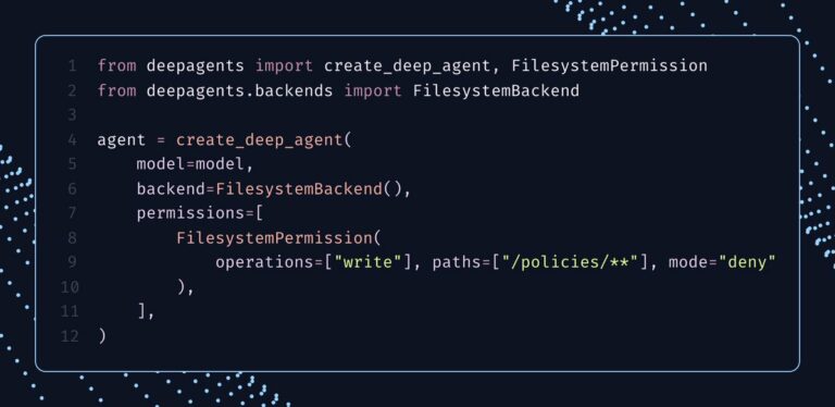 DeepAgents introduces filesystem permissions for secure resource ...